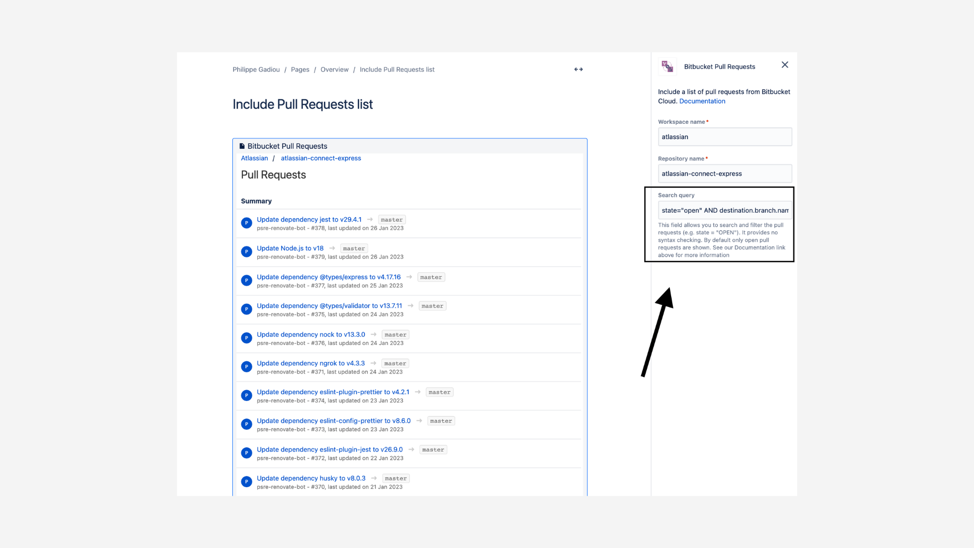 Include pull requests list ☁️ Include pull requests list ☁️